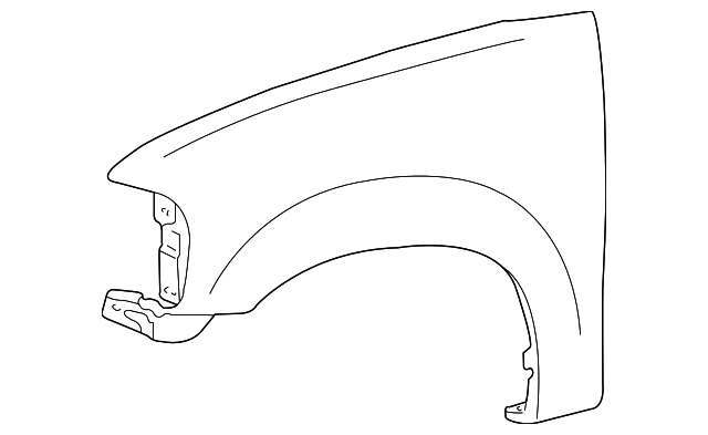 2004-2008 Ford Fender 5L3Z-16005-BA | OEM Parts Online