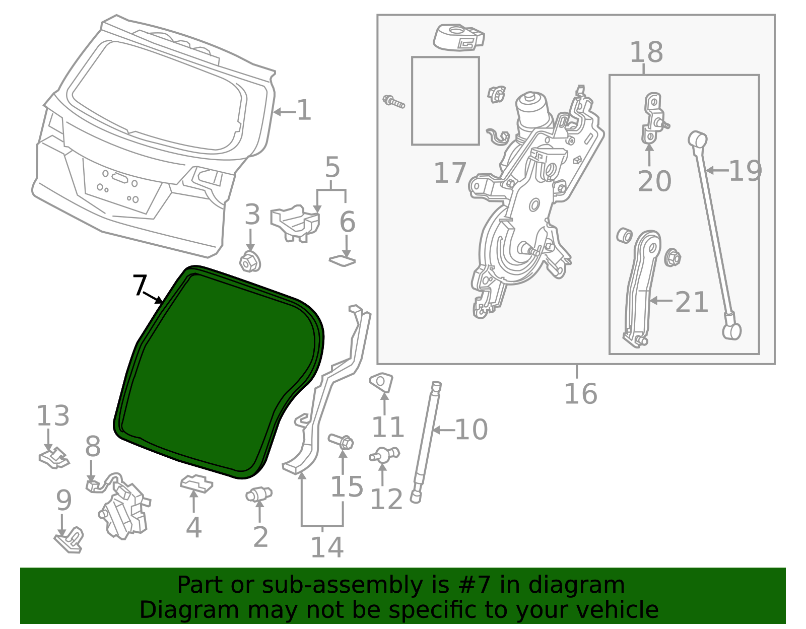 2007-2013 Acura MDX Weatherstrip 74440-STX-A00 | OEM Parts Online