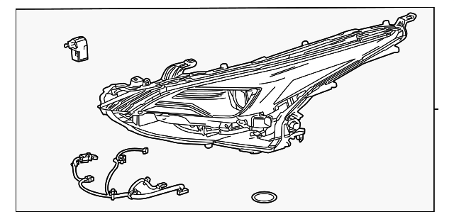 81145-62081 - 2021-2023 Toyota Mirai - Headlamp Assembly | Nucar Toyota ...