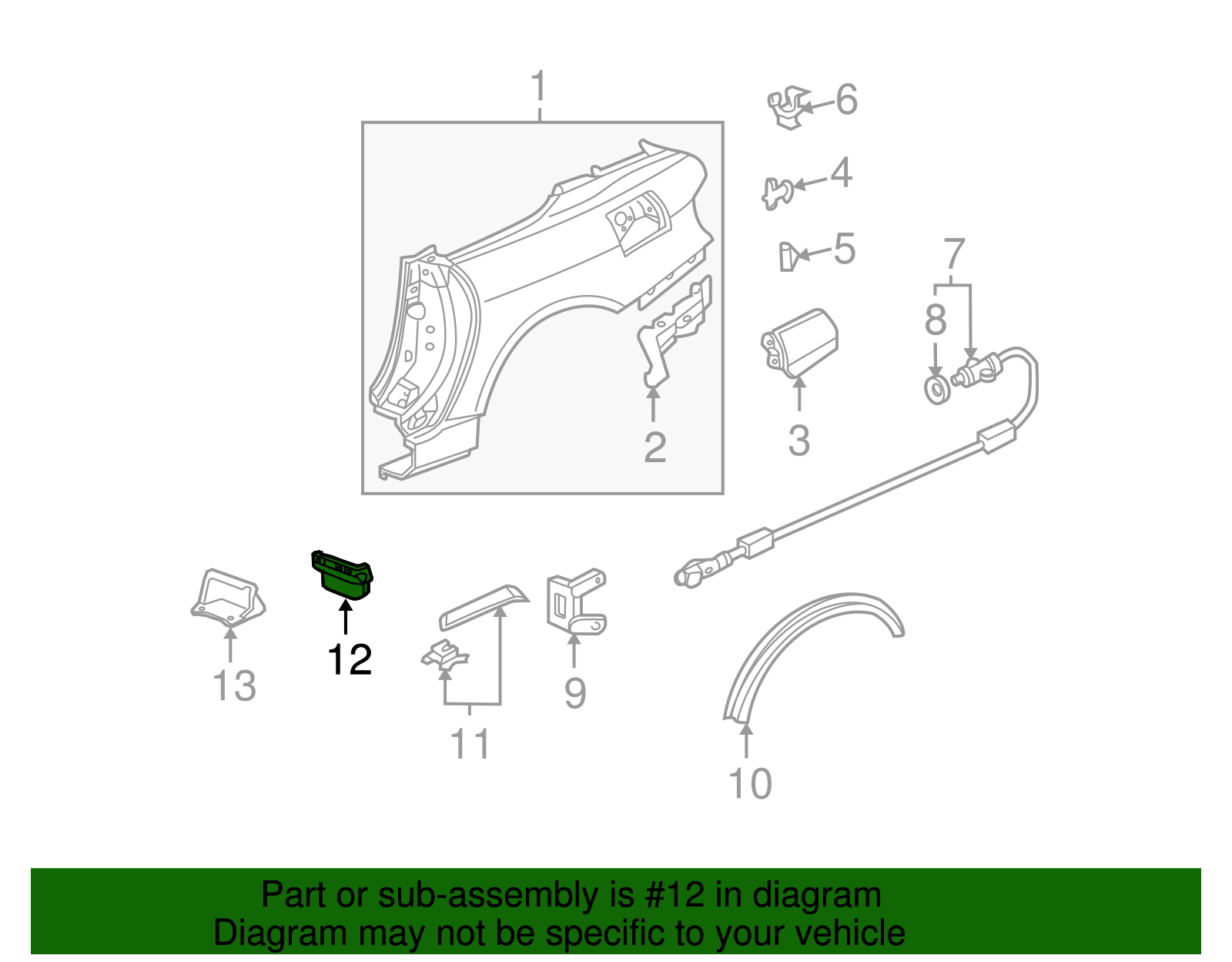 74485-S2A-J00 - Strake A L Rear - 2000-2009 Honda S2000 | Honda Car ...