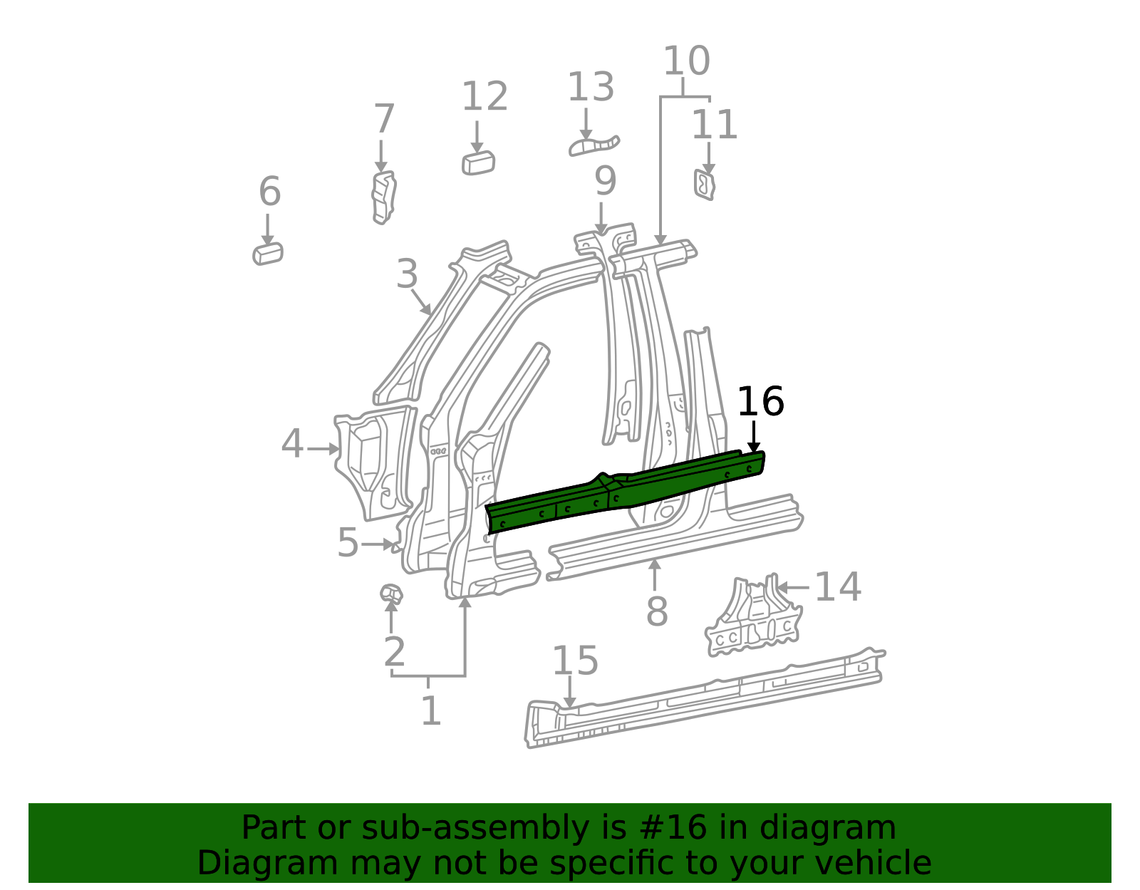 61418-60040 - High-Quality Rocker Panel for 1998-2007 Lexus LX470 ...