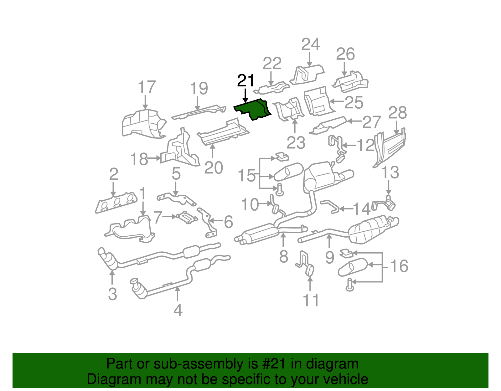 204-680-56-00 - Heat Shield 2008-2017 Mercedes-Benz | Mercedes-Benz ...