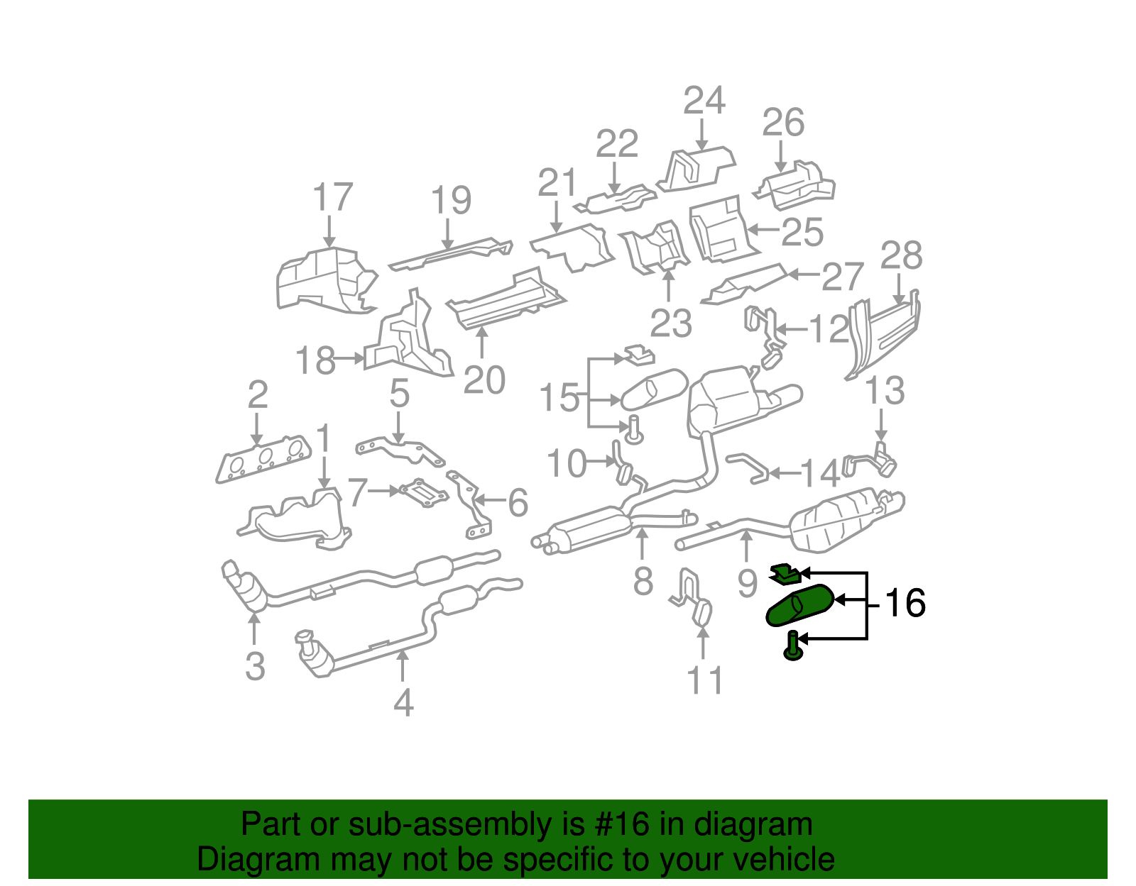 204-490-63-27 - Tail Pipe Extension 2008-2016 Mercedes-Benz | Mercedes ...