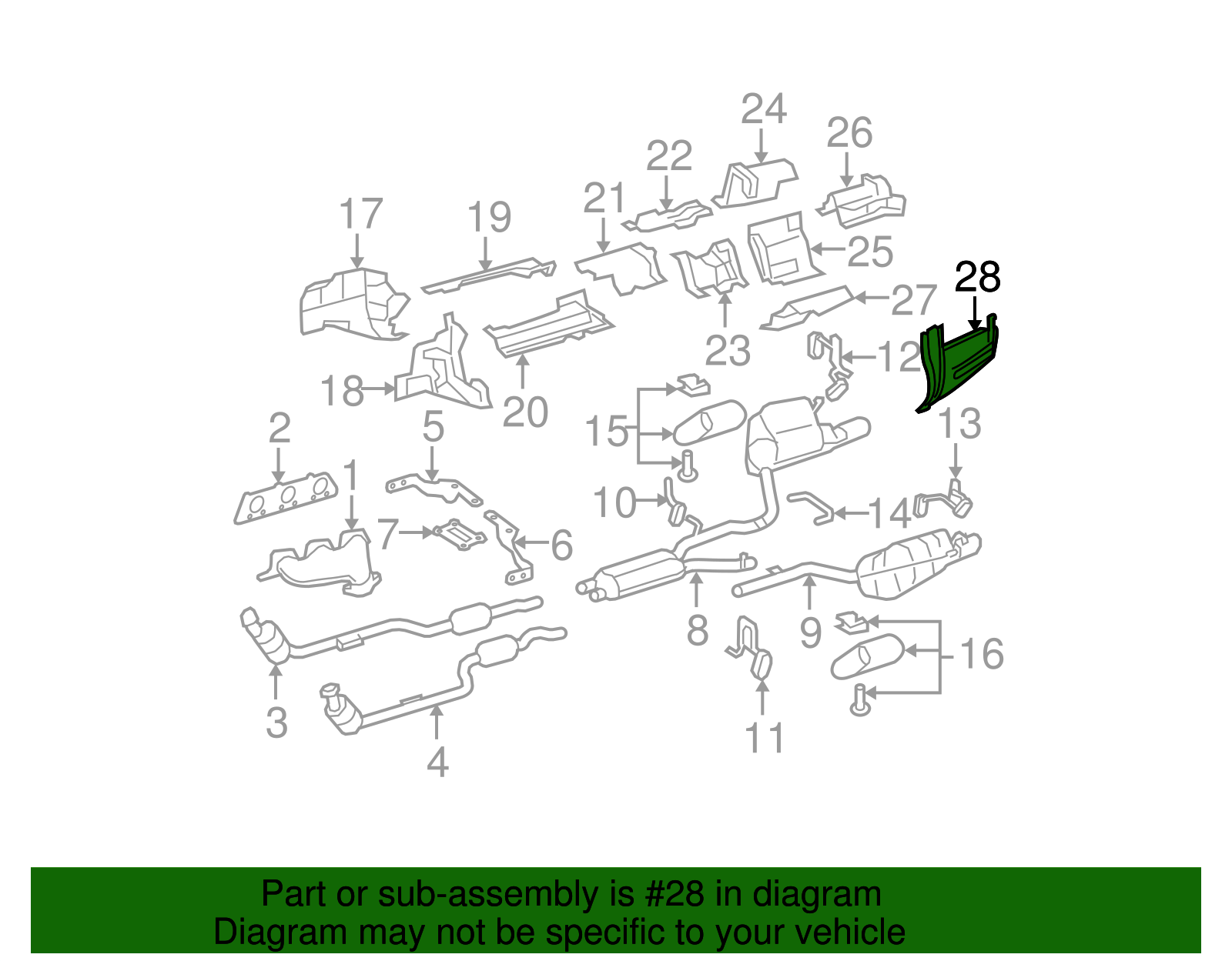 Exhaust Heat Shield - OEM Thermal Protection | AutoNation Parts