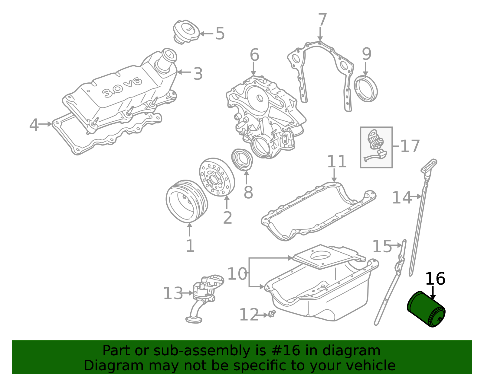 1984-2009 Ford Filter Assembly - Oil FL-400-S | TascaParts.com