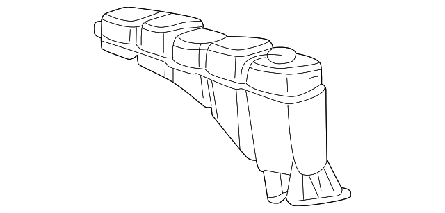 Genuine OEM Ford Part - Engine Coolant Reservoir 6C3Z-8A080-B | Genuine ...