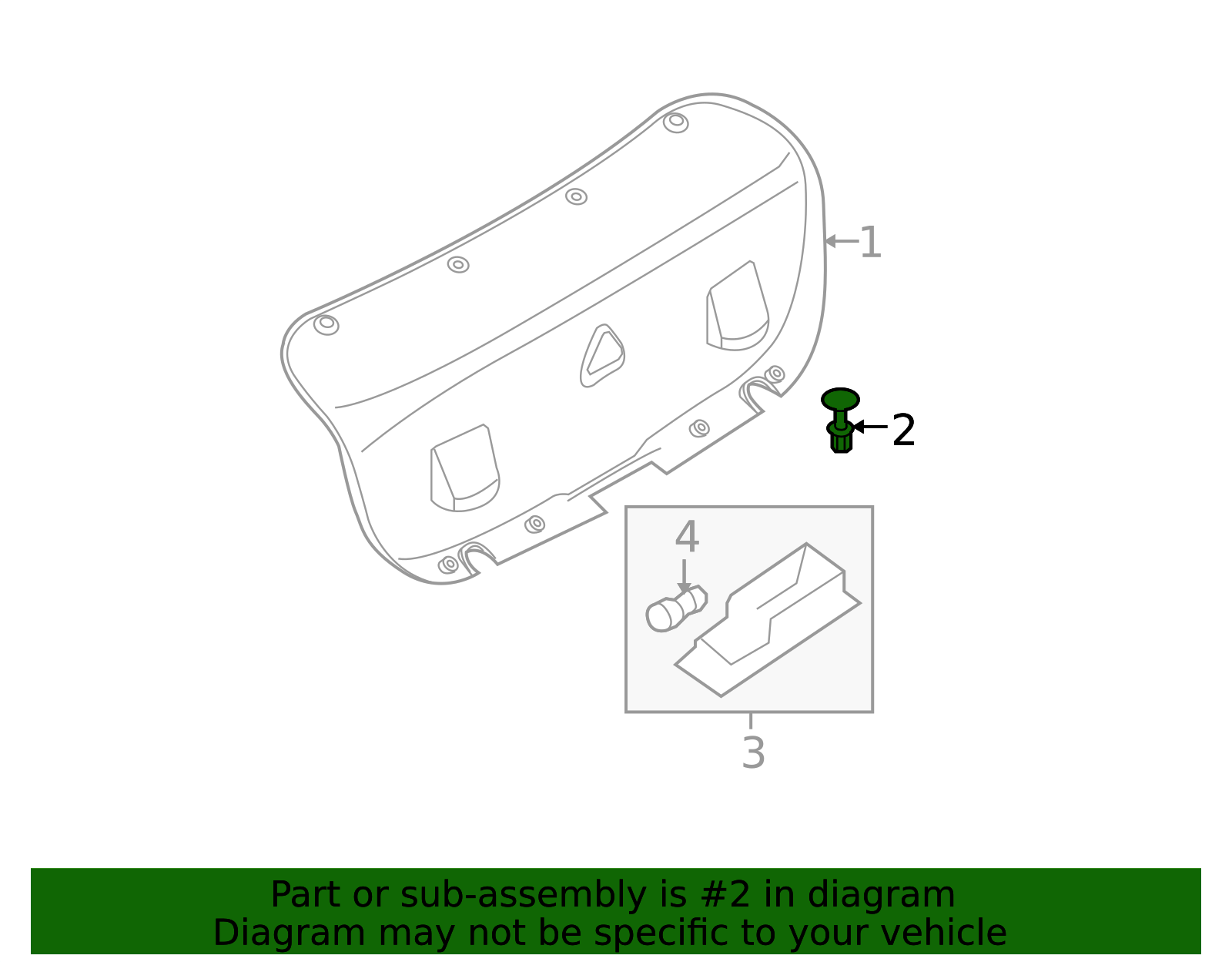 51498237075 - 1999-2025 BMW Trunk Lid Trim Rivet (51-49-8-237-075 ...