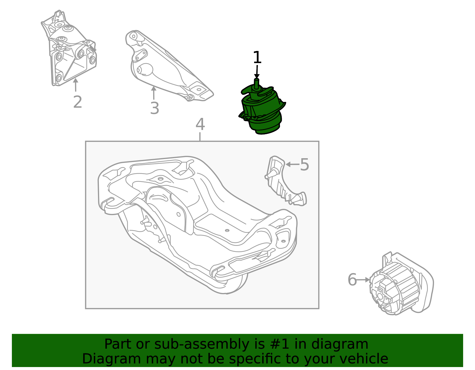 Engine Support 22-11-6-795-418 | REALBMWPARTS