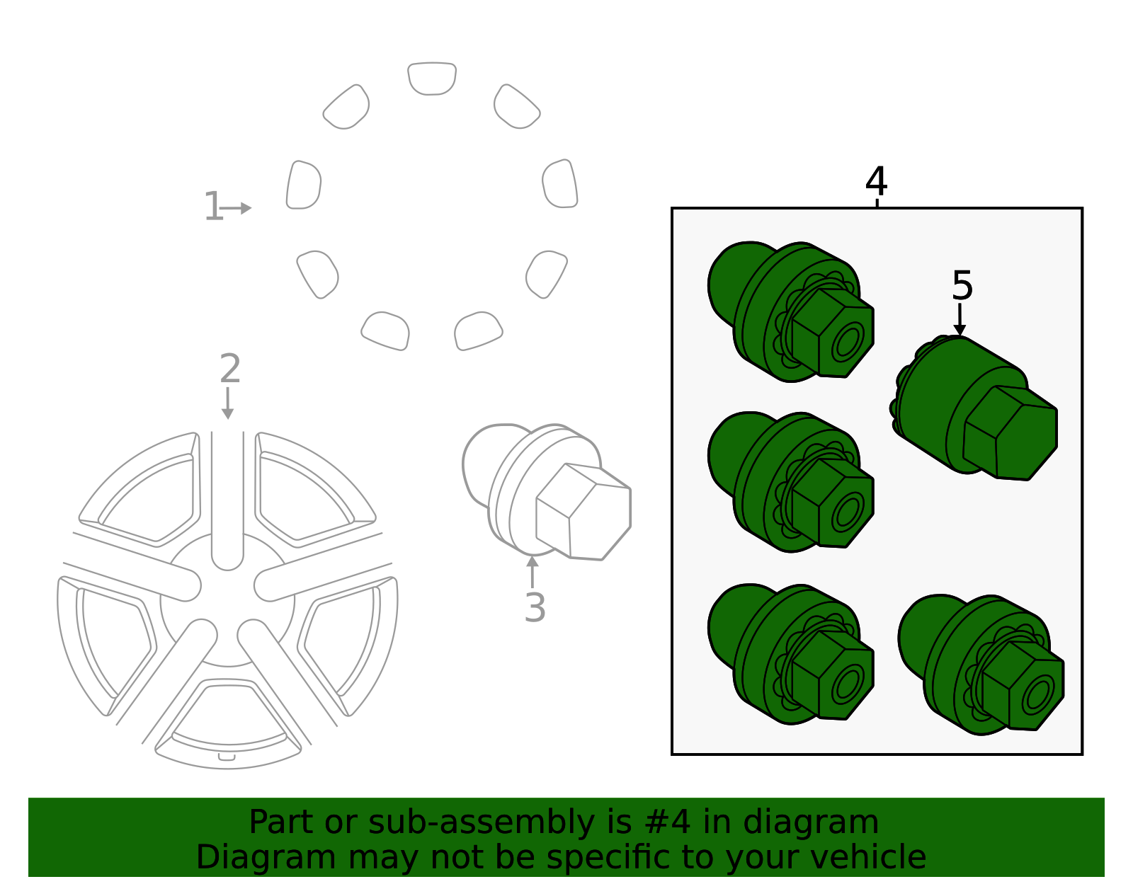 2013-2023 Land Rover Wheel Lock Kit lr133529 | OEM Parts Online