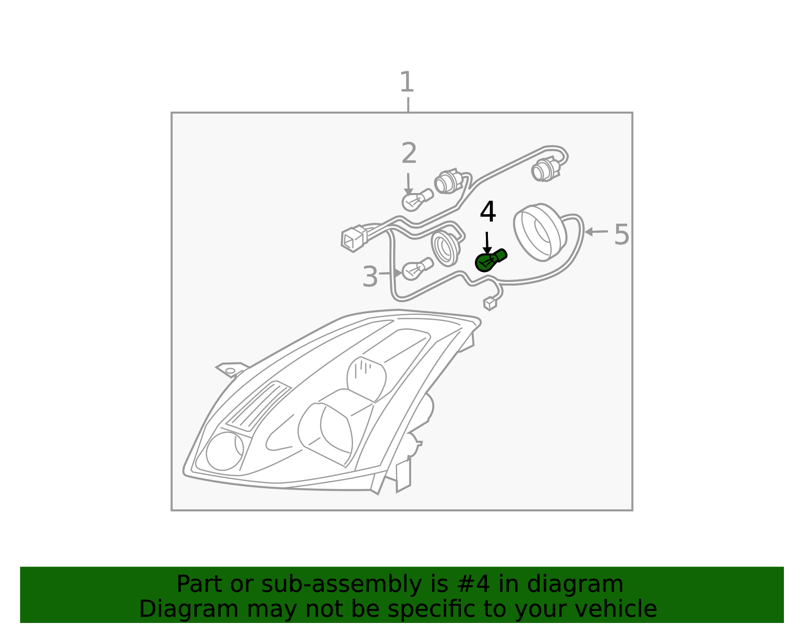 26296-9B913 - Headlamp Bulb 2004-2008 Nissan Maxima | Official Nissan ...