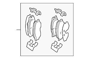 58101-2SA00 - Brake Pads - 2010-2012 2016 Hyundai Tucson | Conicelli ...