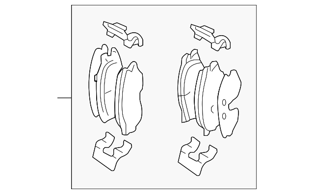 58101-2SA51 - Hyundai Brake Pads 2012-2015 Hyundai Tucson | Performance ...