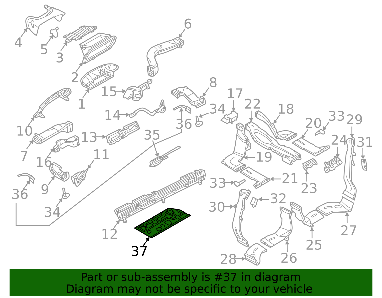 2019-2025 Audi Cover 4K1-819-593 | OEM Parts Online