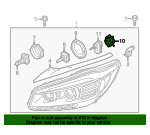 92166-3K000 - Signal Lamp Bulb Socket 2010-2022 Kia | Kia.Parts Store