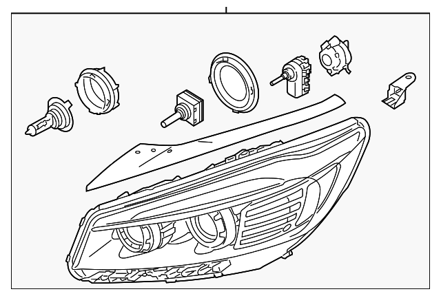 2017-2018 Kia Sorento Headlamp Assembly 92102-C6310 | QuirkParts