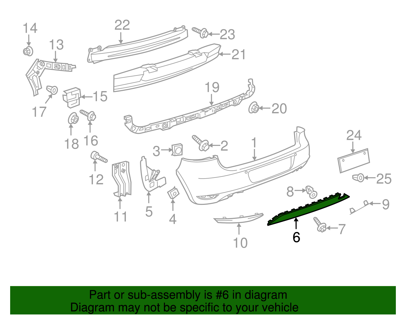 5K6-807-521-H-9B9 - Spoiler - 2010-2014 Volkswagen GTI | World VW Parts