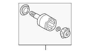 1998-2007 Toyota Land Cruiser C.V Joint 43403-60010 | Toyota Parts Center