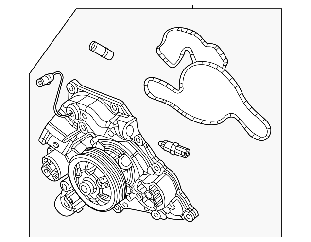 2012-2025 Mopar Water Pump 68346916AB | Mopar Parts Canada