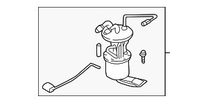 2001-2002 Mazda Tribute | Fuel Pump Assembly | ZZC3-13-35X | Mazda ...