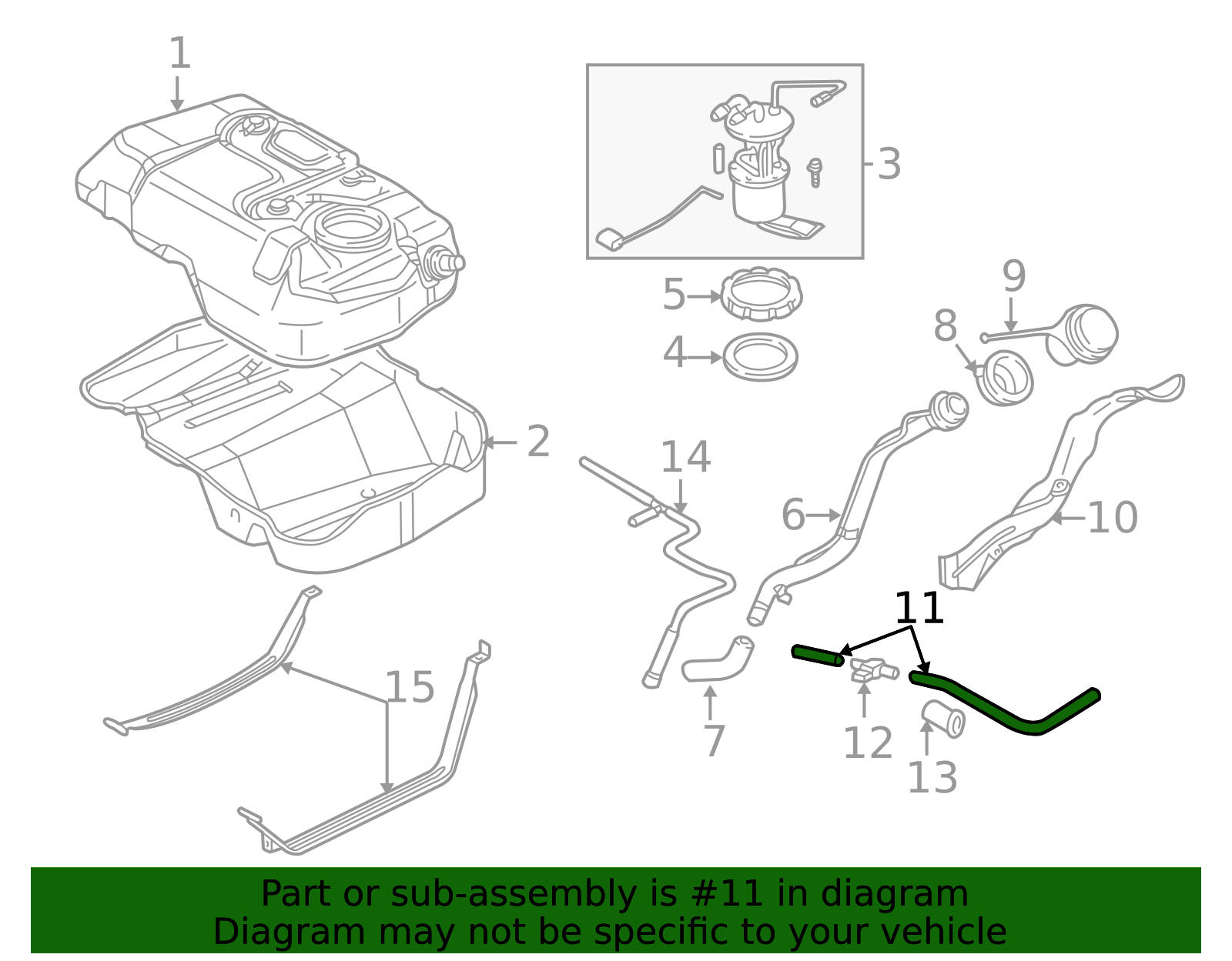 ZZCA-42-23X - Hose Breather 2001-2004 Mazda Tribute | Mazda Parts.US
