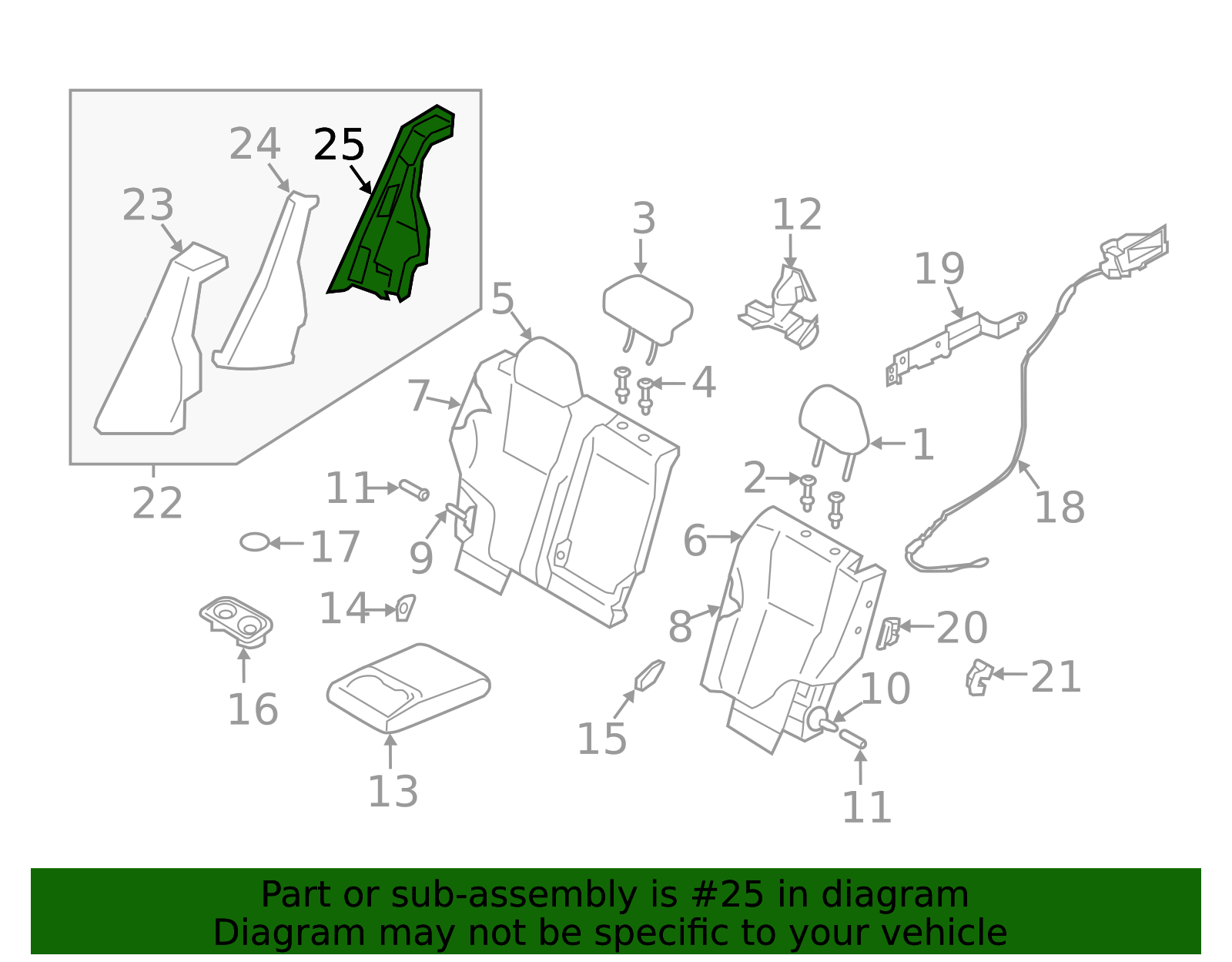 64330AN02A - 2020-2024 Subaru Outback - Frame | Subaru Parts HQ