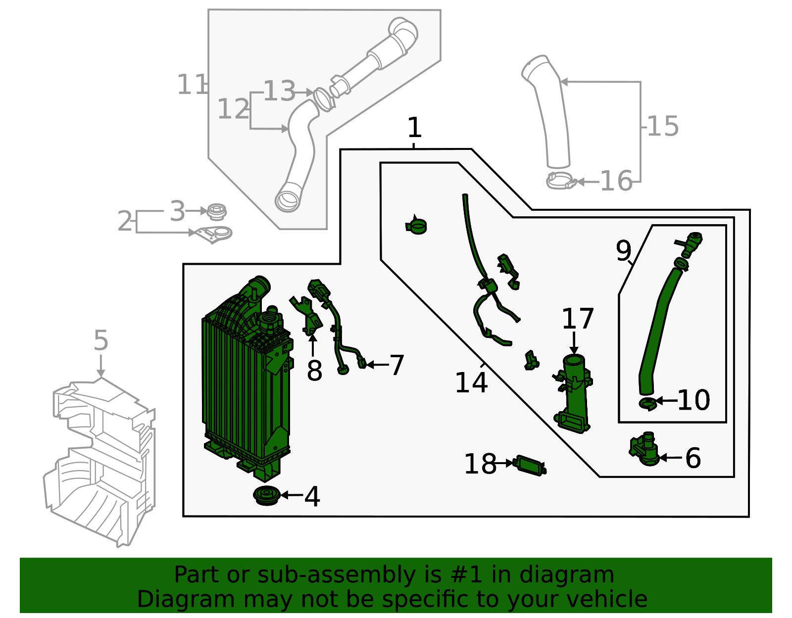 Hyundai - 28270-2S300 - Inter-Cooler - 2021-2022 Hyundai Sonata | OEM ...