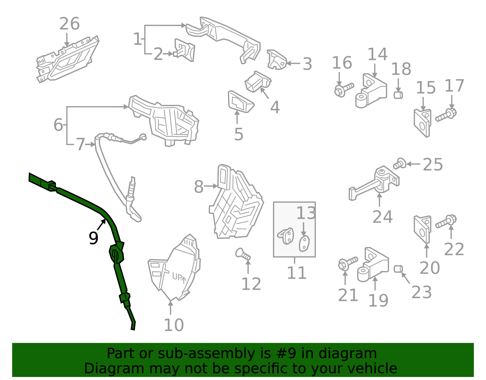 17A-839-085 - Lock Cable 2019-2025 Volkswagen Jetta | OEM VW Parts Haus