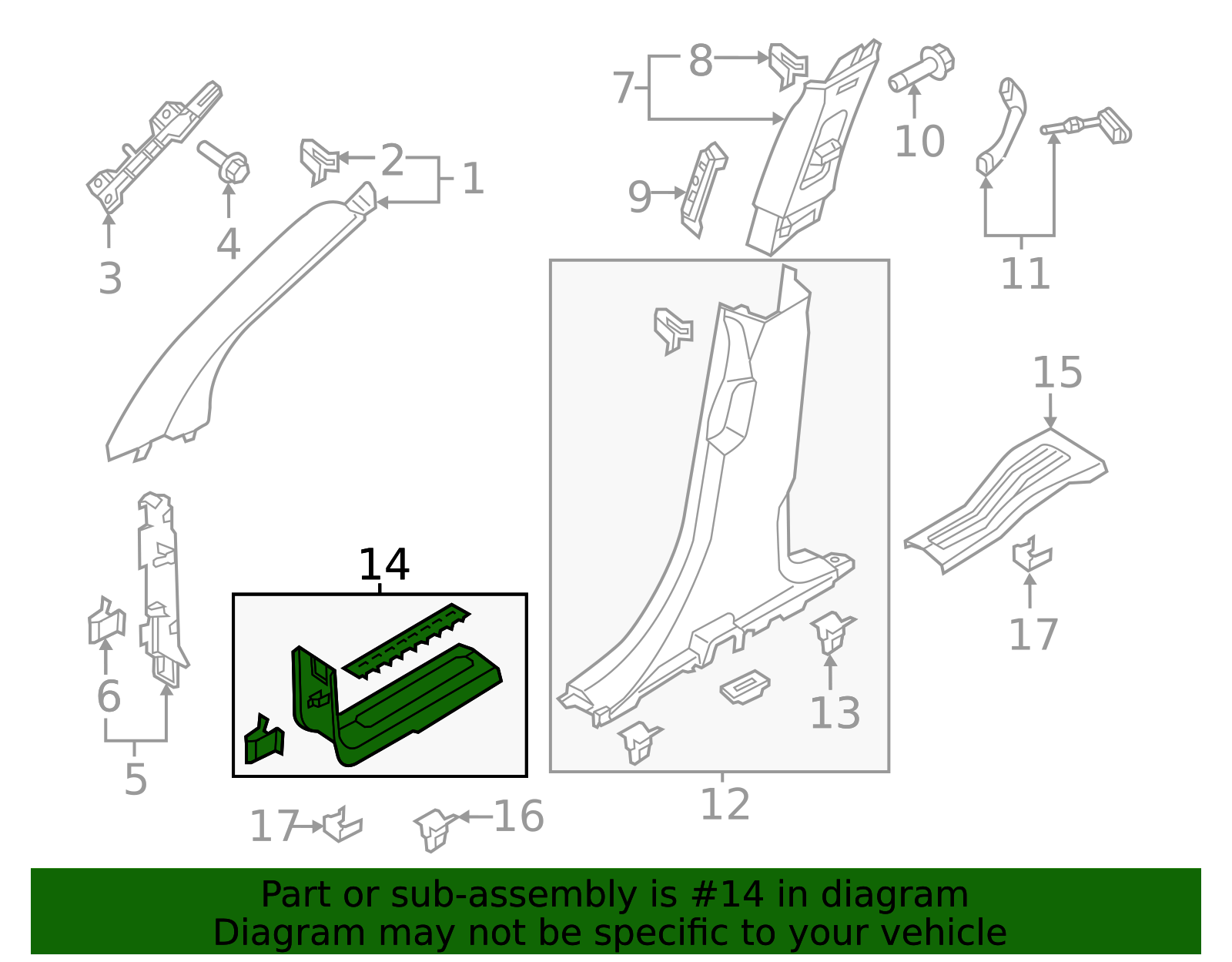 Door Sill Plate DB5Z-7813209-AF - Genuine Ford Protection | AutoNation ...