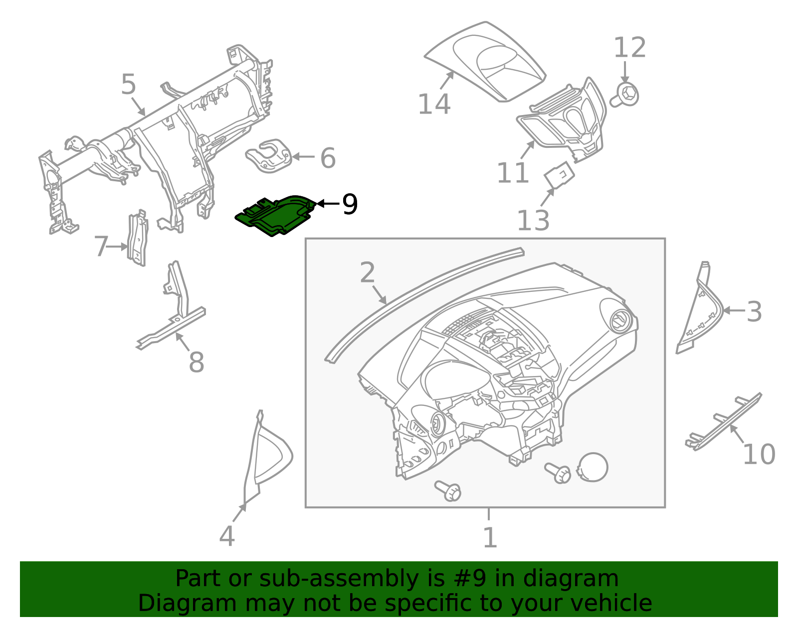 2011-2019 Ford Fiesta | Insulator | BE8Z-54046A24-A | Walls' Ford Parts