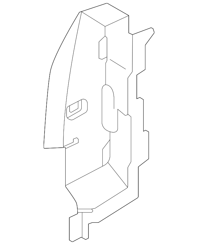 8Y0-121-283-K - Radiator Support Air Deflector 2022-2024 Audi RS3 ...