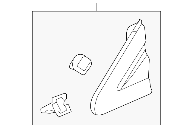 2010-2016 Buick LaCrosse Front Passenger Side Fender Rear Upper Molding ...