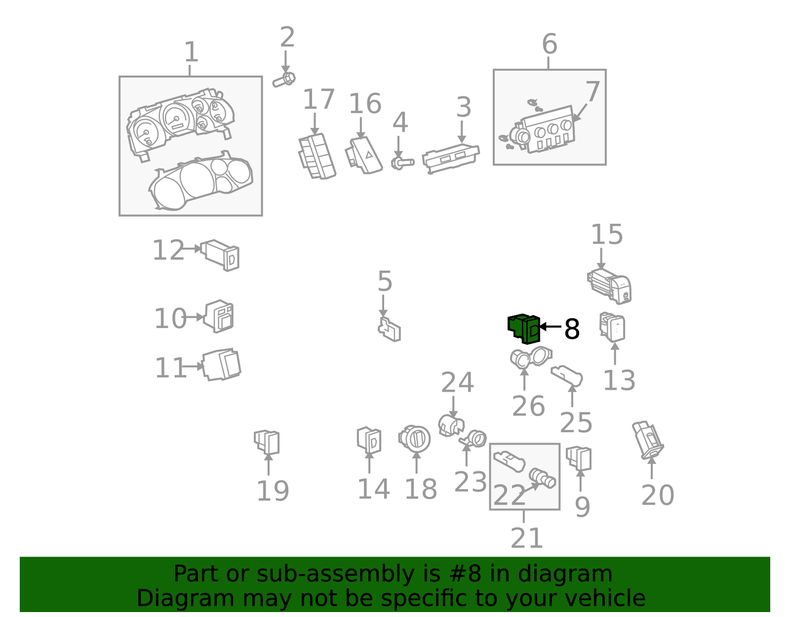 84751-0C060 - High-Quality Seat Heater Switch for 2008-2022 Toyota ...