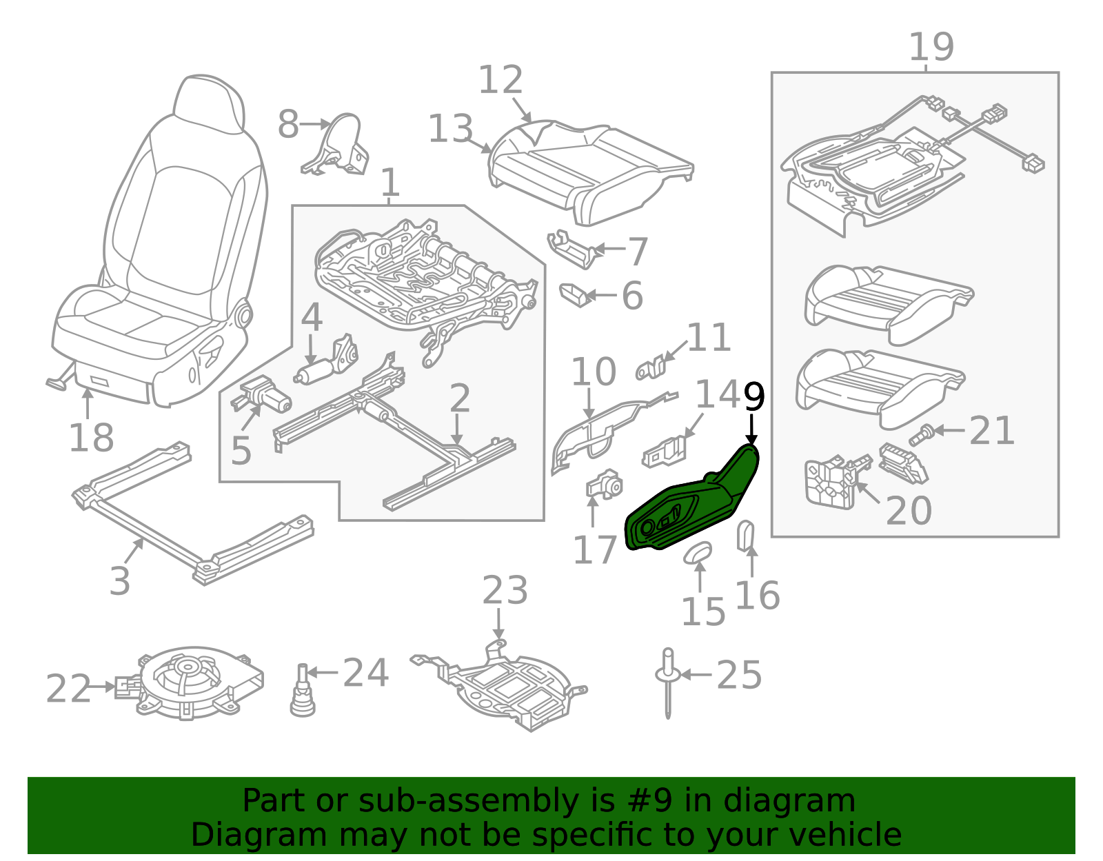 2017-2019 Audi Q7 Valance 4M0-881-325-K-4PK | TascaParts.com