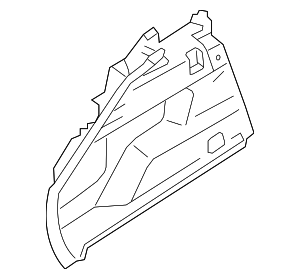 39838322 - Quarter Trim Panel - 2010-2013 Volvo XC60 | Volvo OEM Parts ...