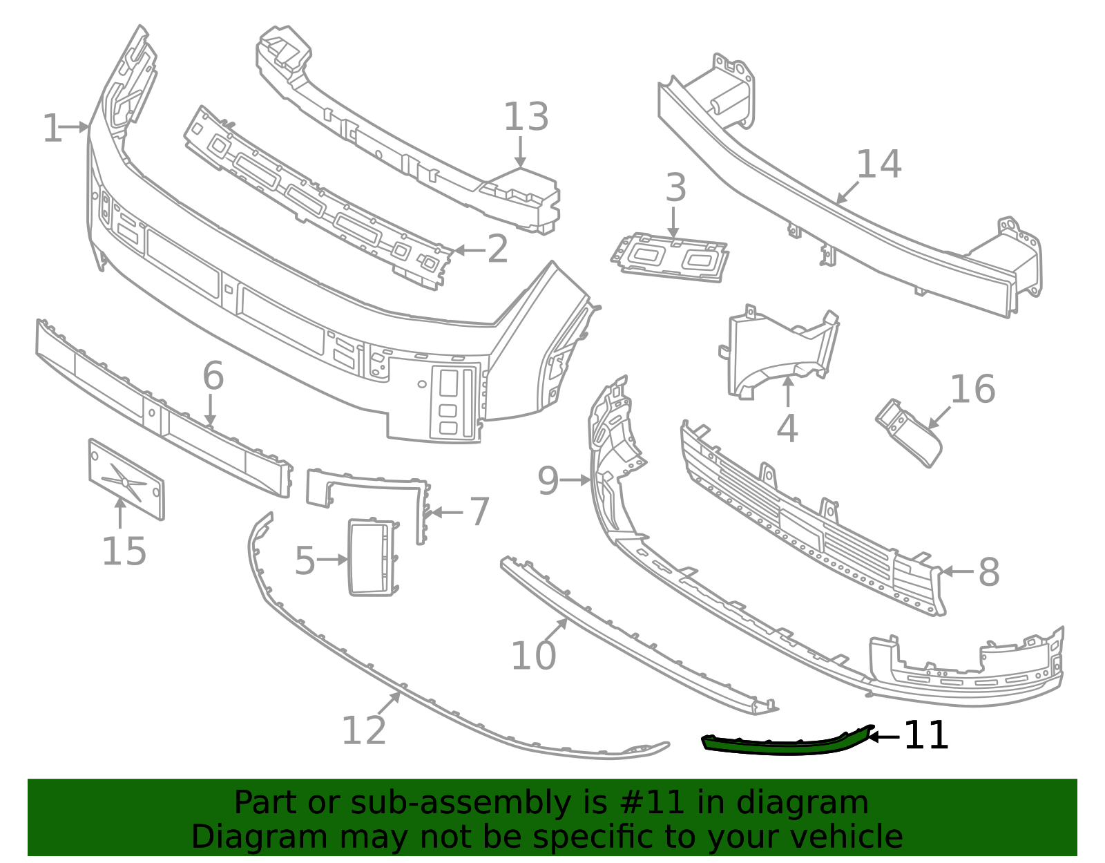 2024-2025 Hyundai Santa Fe End Plate 86596-R6100 | OEM Hyundai Parts