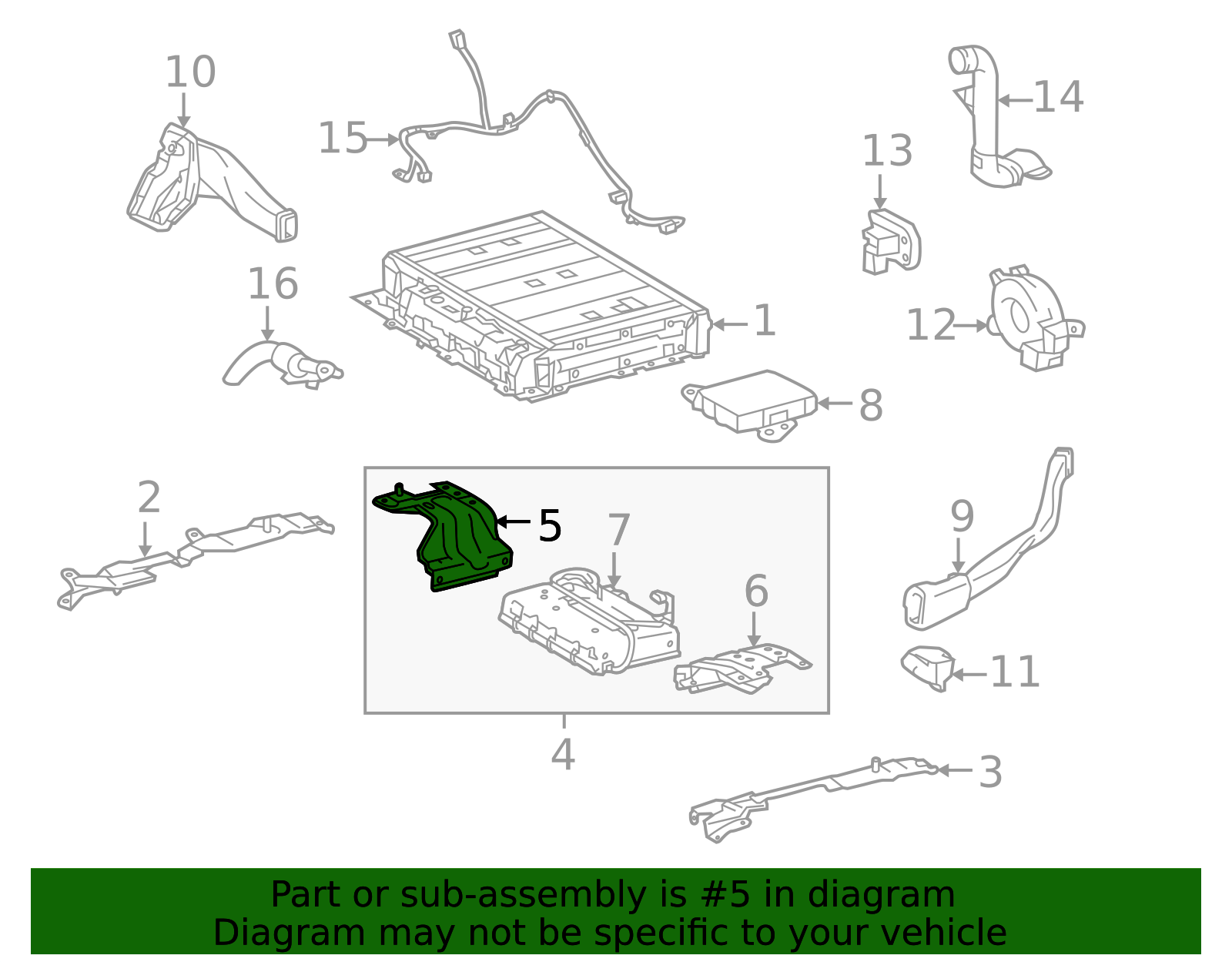G926F-47010 - High-Quality Battery Charger Bracket for 2012-2015 Toyota ...