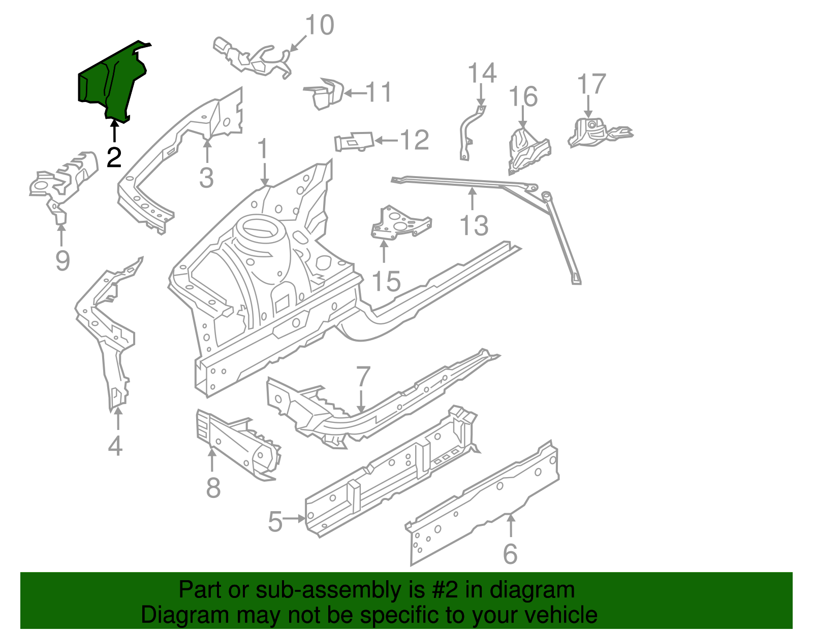2012-2019 BMW Extension Panel 41-00-7-321-722 | BMW OEM Parts