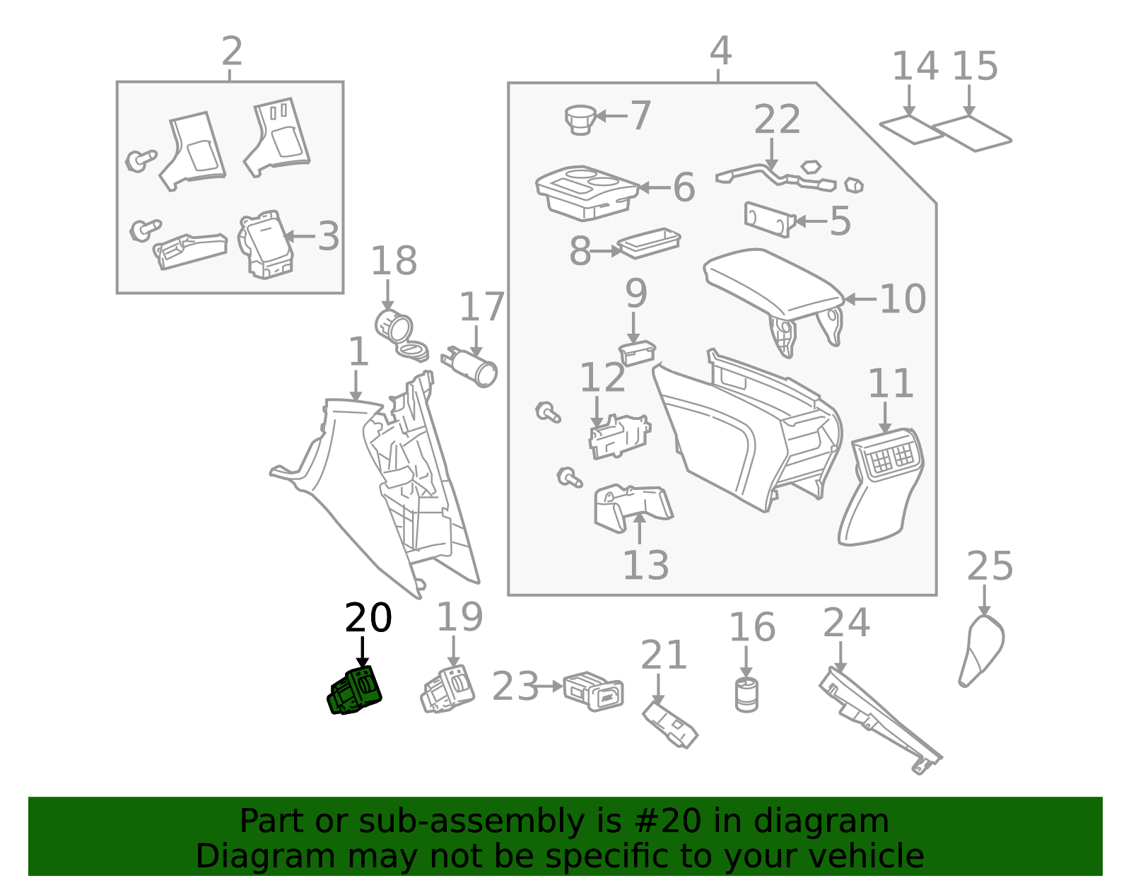 Genuine Official Toyota Seat Heat Switch part# 84751-04011 for 2009 ...
