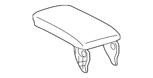 Genuine Toyota Armrest Assembly part# 58920-0T010-A0 for 2013-2015 ...