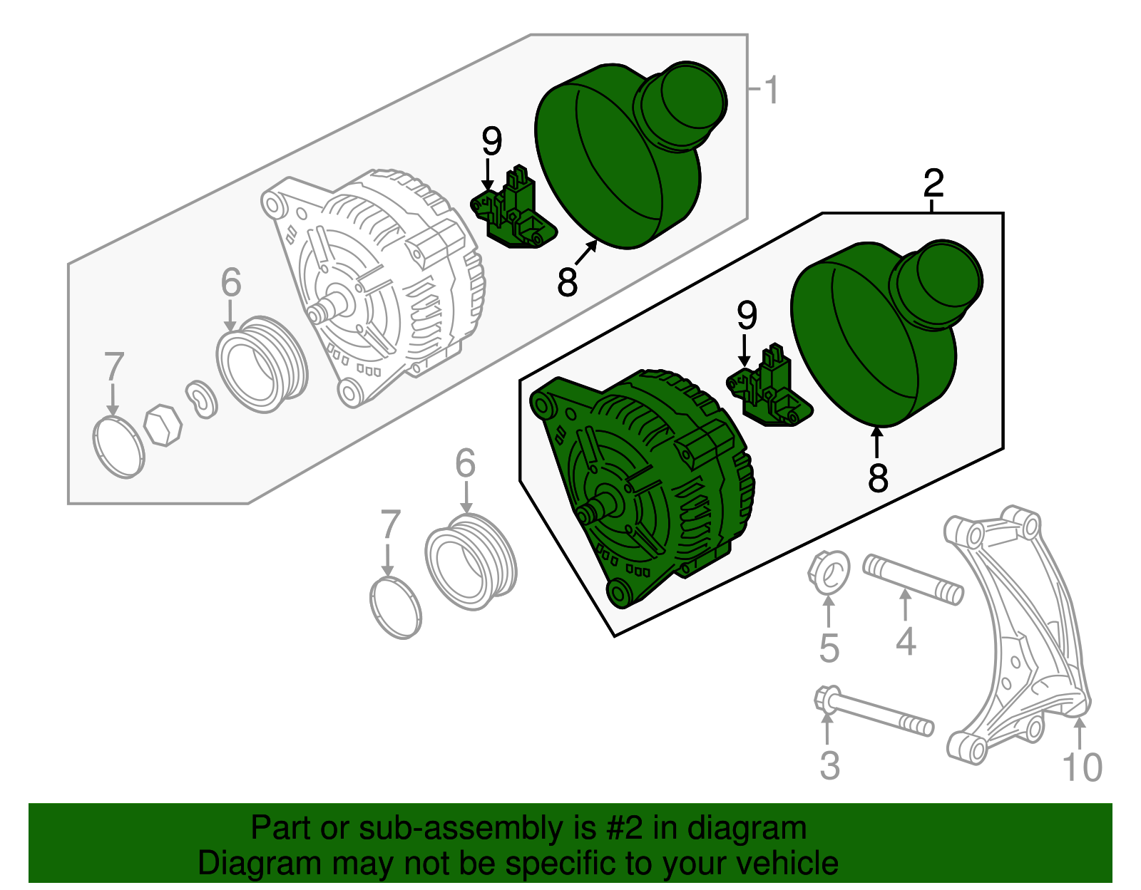 06E-903-019-F - Alternator 2012-2015 Audi | Audi OEM Parts Guy