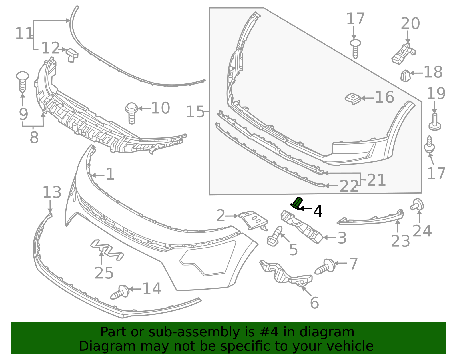 86551-AT000 - Kia Side Bracket Performance Auto Parts