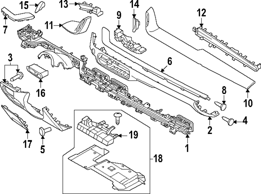 2023-2025 Genesis G90 Panel Reinforced 84761-T4000 | OEM Parts Online