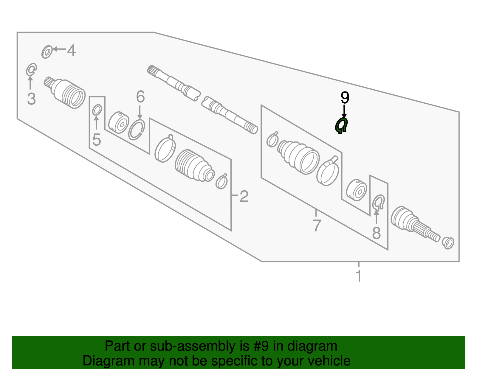 39734-03P00 - 1987-2024 Nissan - Outer Boot Snap Ring | Anicra Nissan Parts