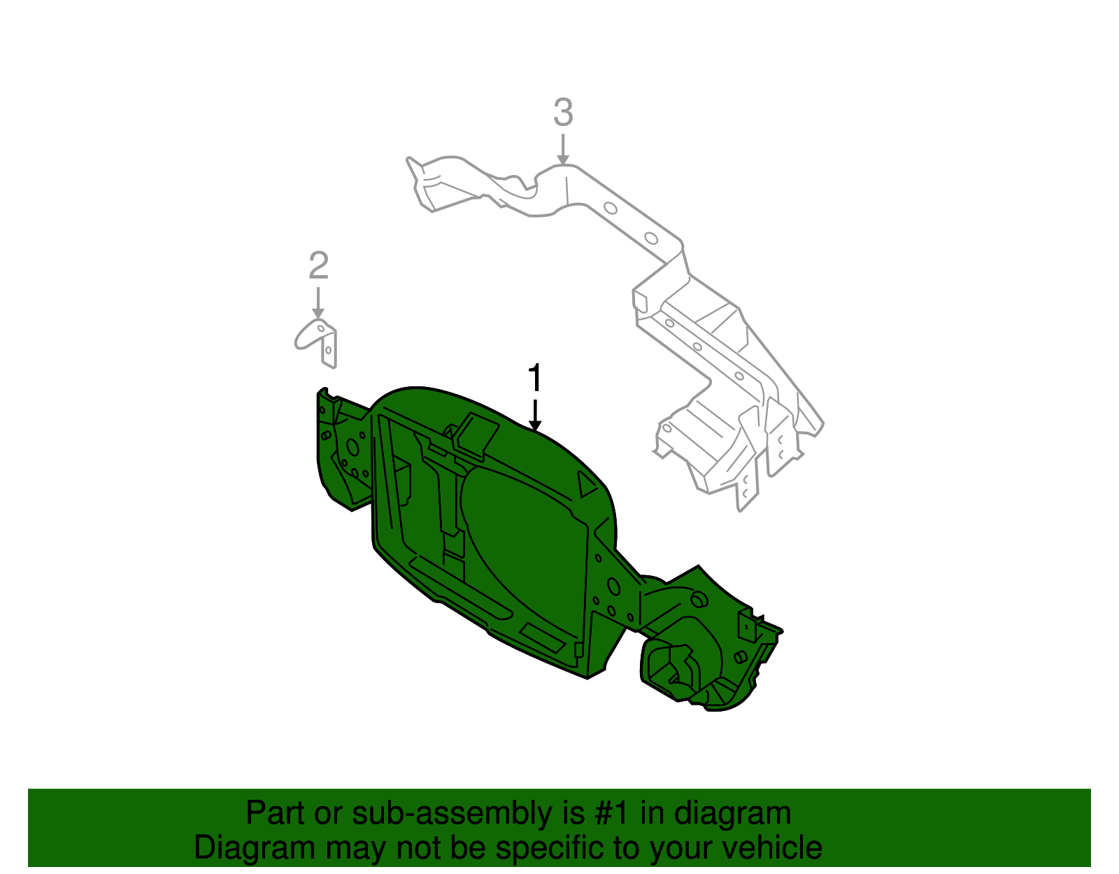 2002-2008 Mini Cooper Radiator Support 51-64-7-200-800 | Mini Parts Direct