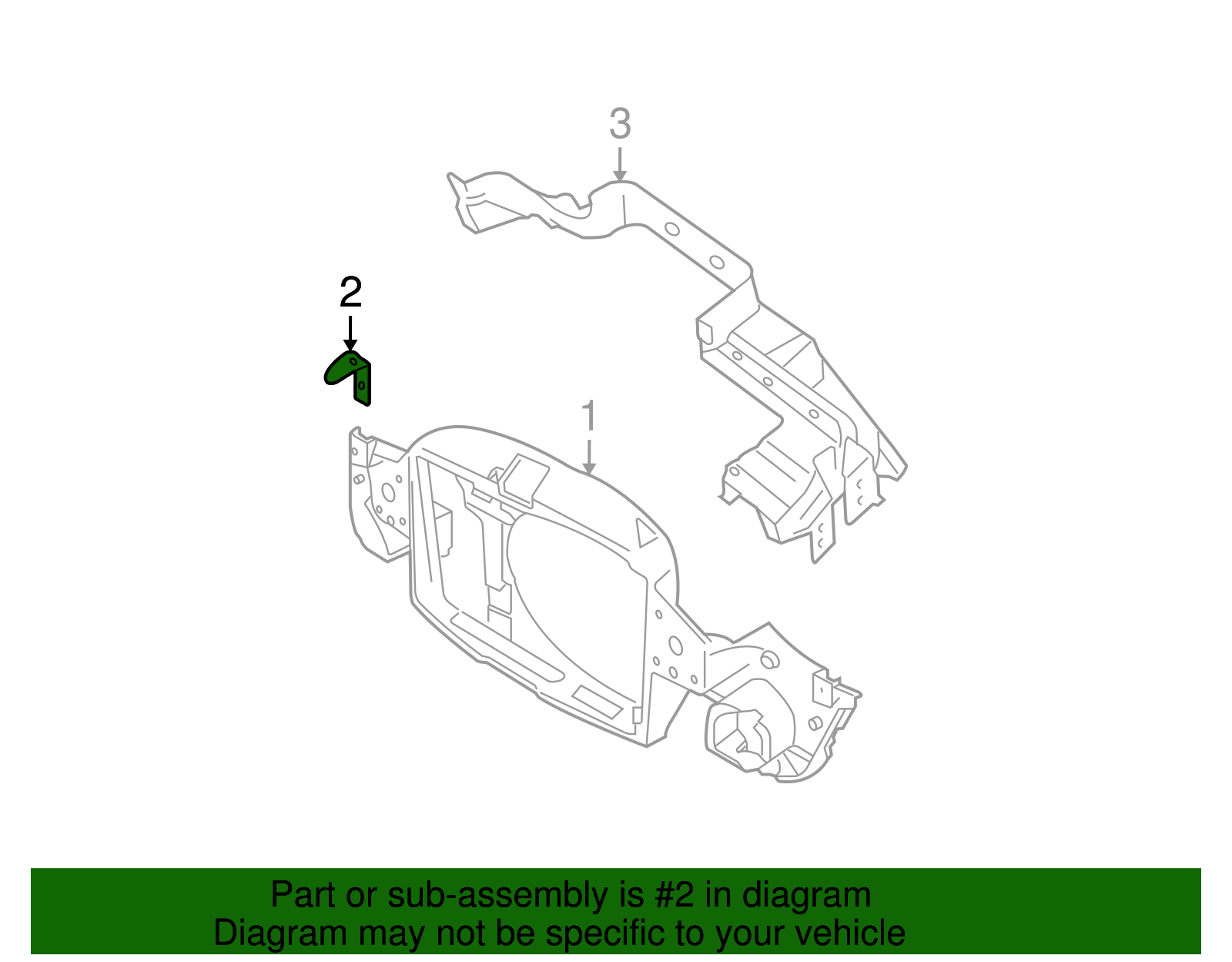 2002-2008 Mini Cooper Radiator Support Bracket 51-71-7-039-262 | Mini ...