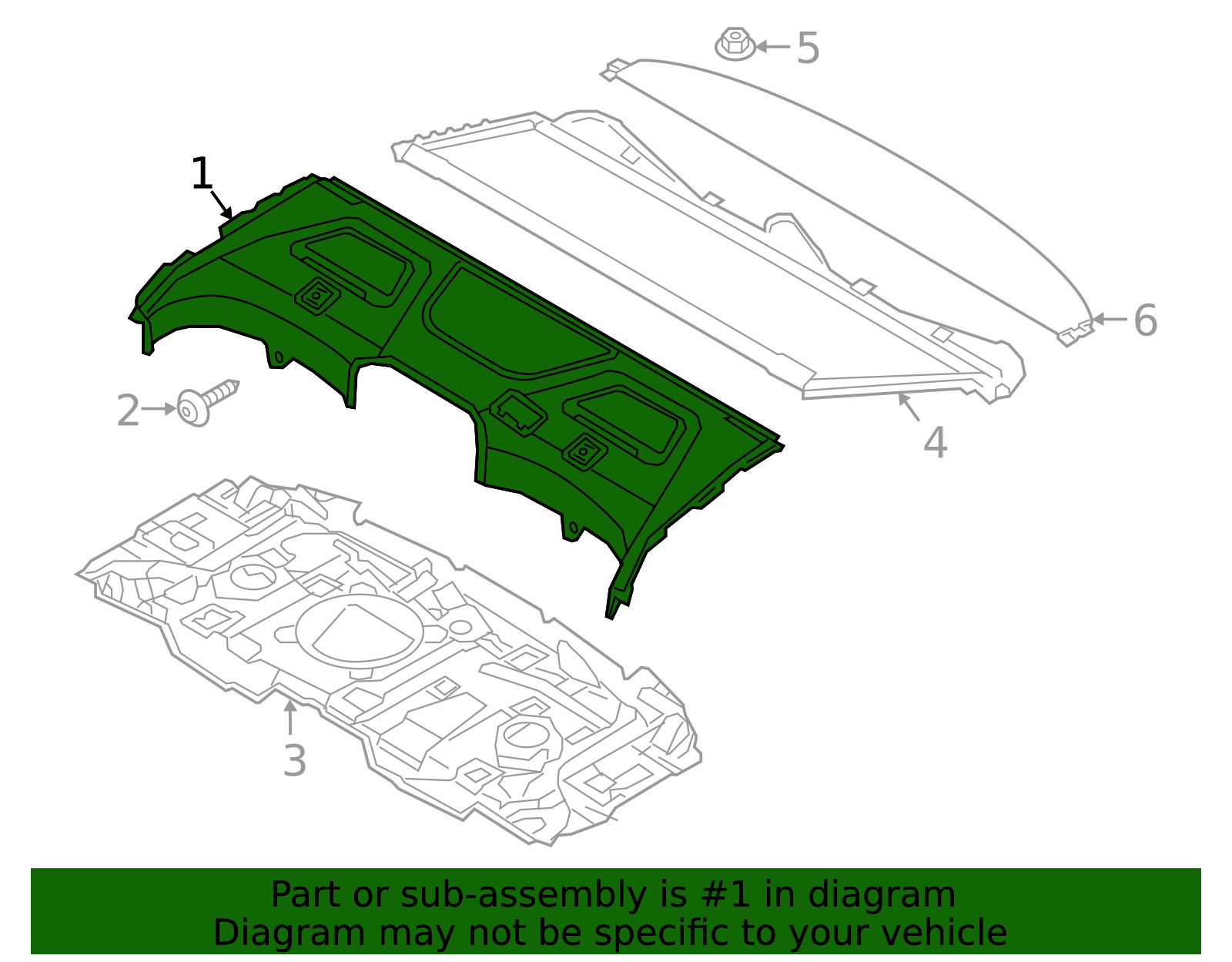 Hyundai - 85620-D2850-UUB - Pkg Tray Trim - 2020-2022 Genesis G90 | OEM ...