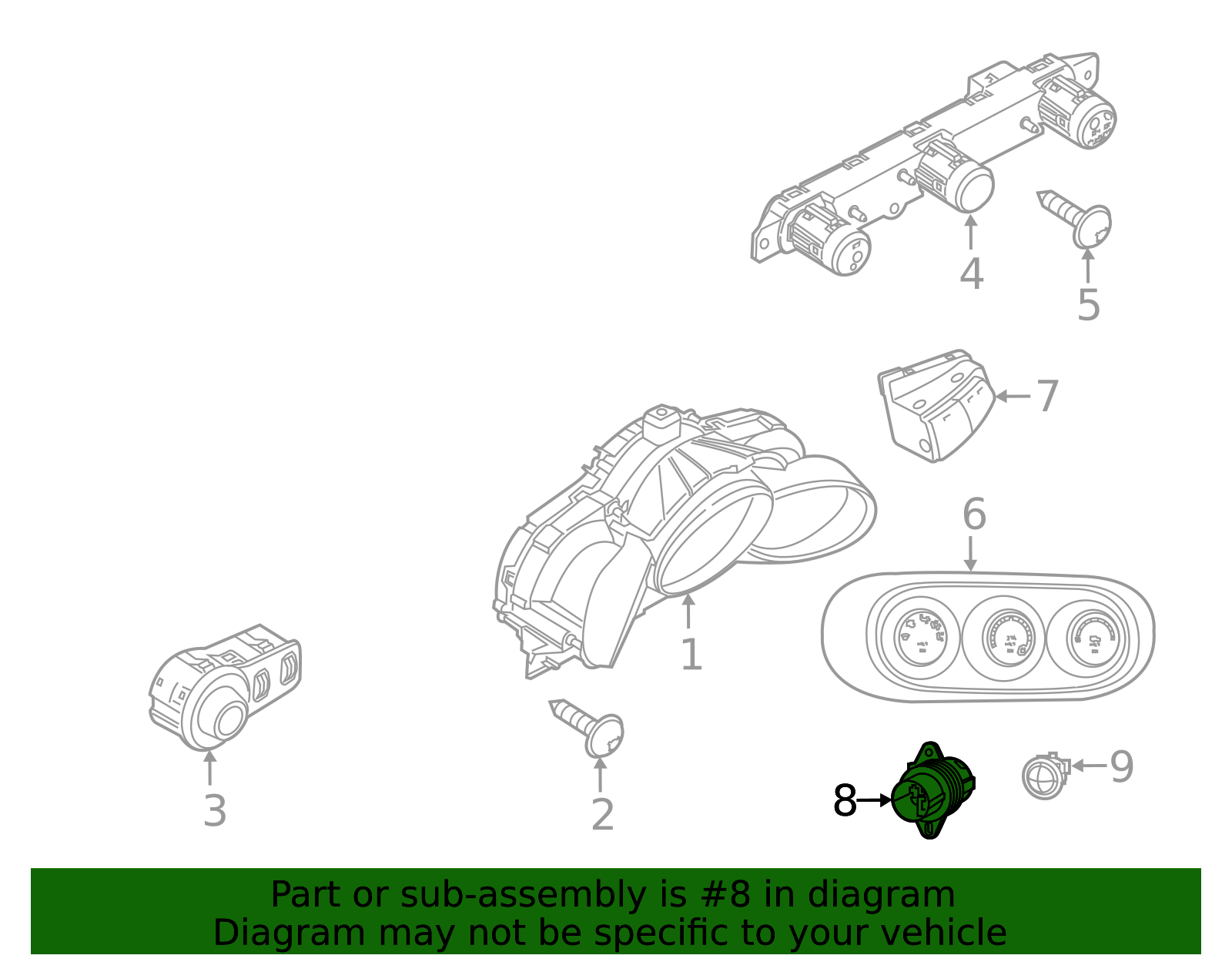 Air Temperature Sensor 68580838AA | Mopar Parts Canada