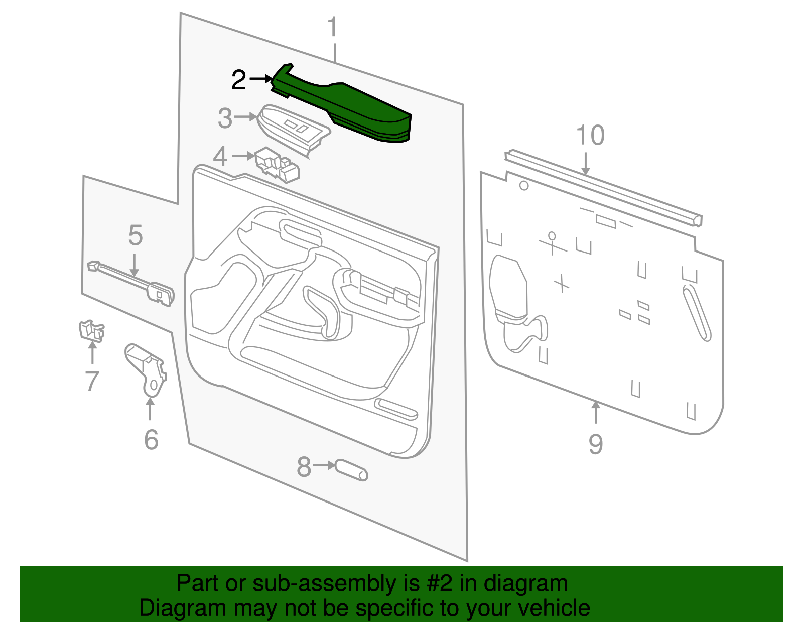2003-2006 GM Armrest 88981549 | Capital Chevy Parts