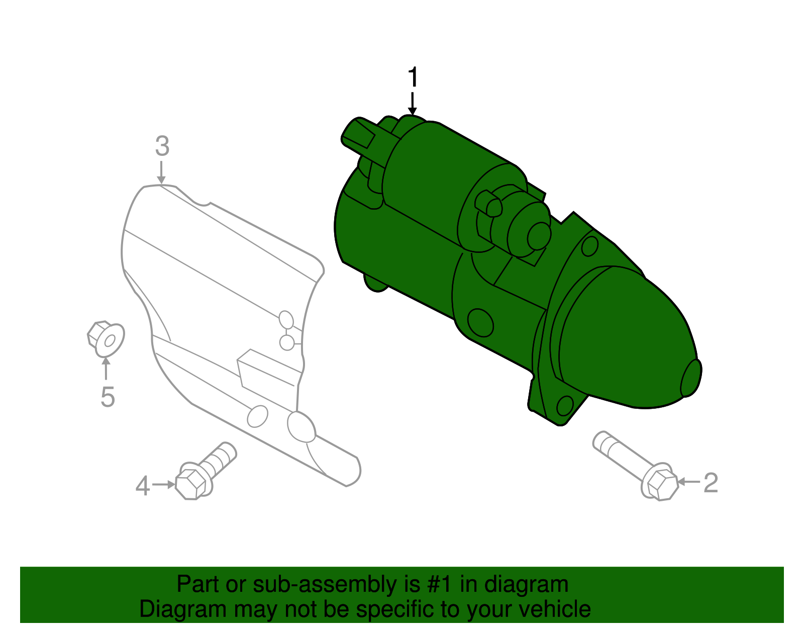 36100 3C260 - Starter 2015-2021 Kia | Kia.Parts Store
