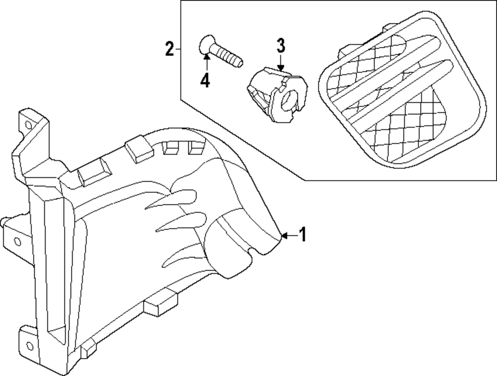 87772-G9500 - Hyundai Lower Molding 2022-2025 Genesis G70 | Performance ...